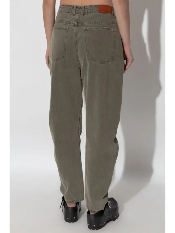 HALFBOY Tapered Denim Jeans - Grey