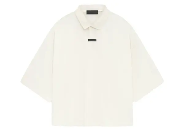 Fear Of God Essentials Pique Cropped Polo Shirt