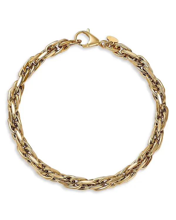 ALBERTO AMATI 14k Yellow Intertwined Link Bracelet - Gold