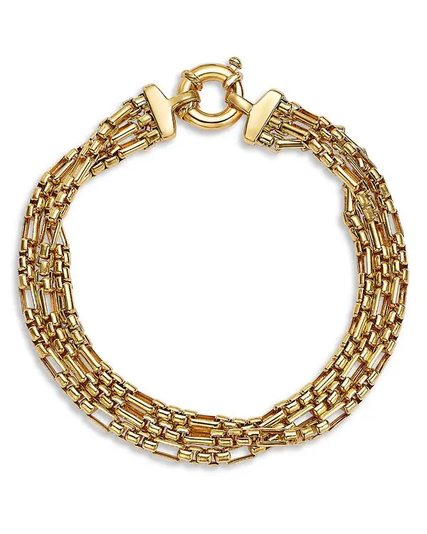 ALBERTO AMATI 14k Yellow Triple Layer Bracelet - Gold