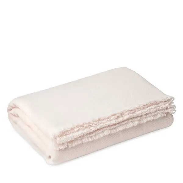 Aerin Cashmere Throw - Dandelion White