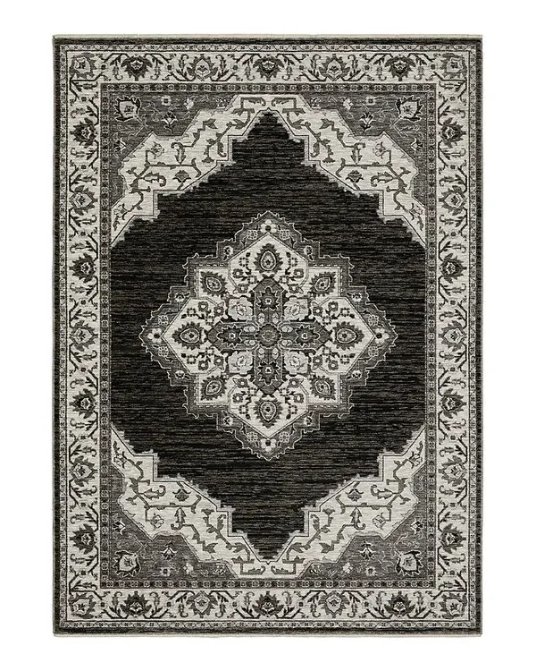 ORIENTAL WEAVERS Chamberlain Ch05c Area Rug, 3'3 X 5 - Charcoal