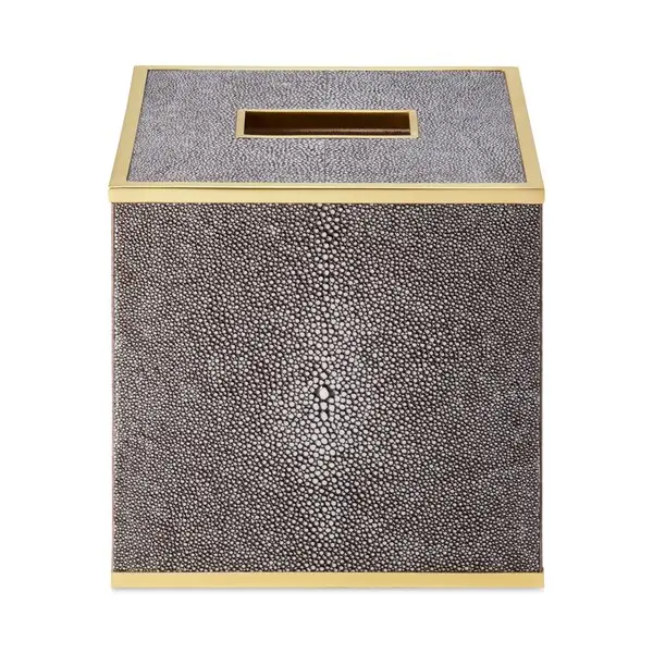 Aerin Faux Shagreen Tissue Box Cover