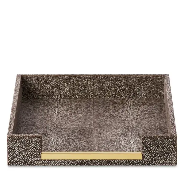 Aerin Faux Shagreen Paper Tray