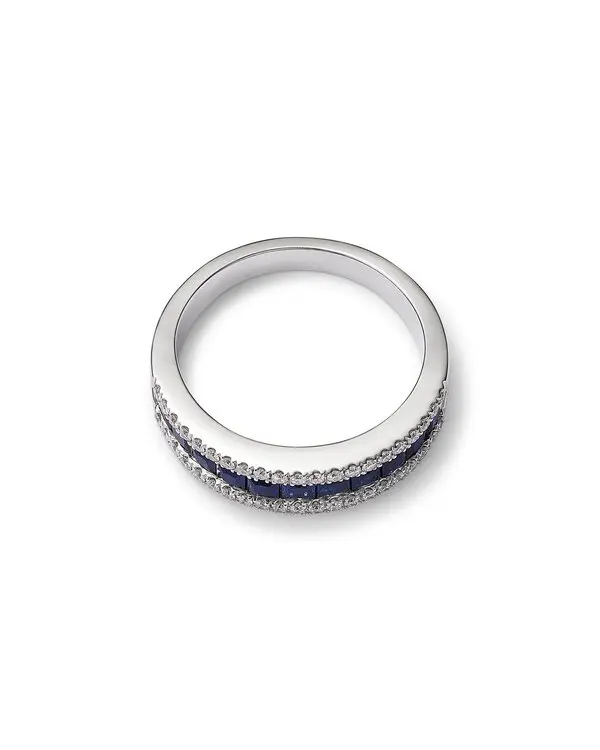 Bloomingdale'S Sapphire And Diamond Band