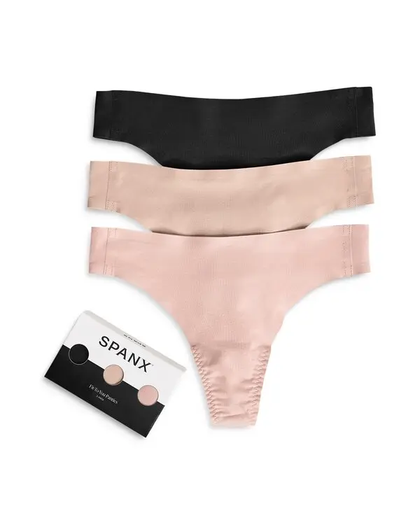 Spanx Fit To You Thong, Pack Of 3 - Multi Pant