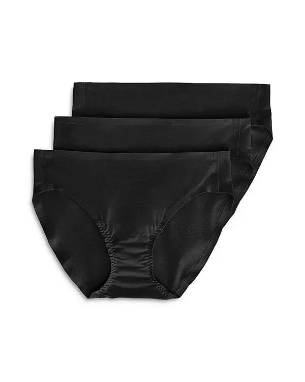Spanx Low Rise Cheeky, Pack Of 3 - Very Black