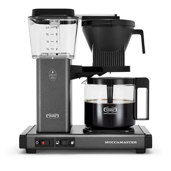 TECHNIVORM Moccamaster Kbgv Select Coffee Maker Polished - Stone Grey