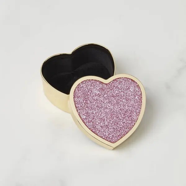 Kate Spade New York Sitting Pretty Glitter Heart Box
