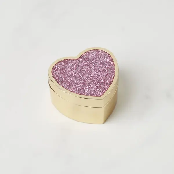 Kate Spade New York Sitting Pretty Glitter Heart Box