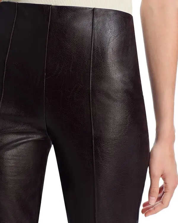 Lyssé Textured Faux Leather Trousers