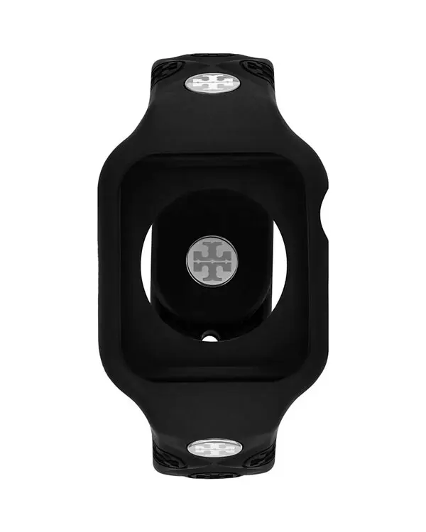 Tory Burch T Monogram 41mm Apple Watch Band - Black