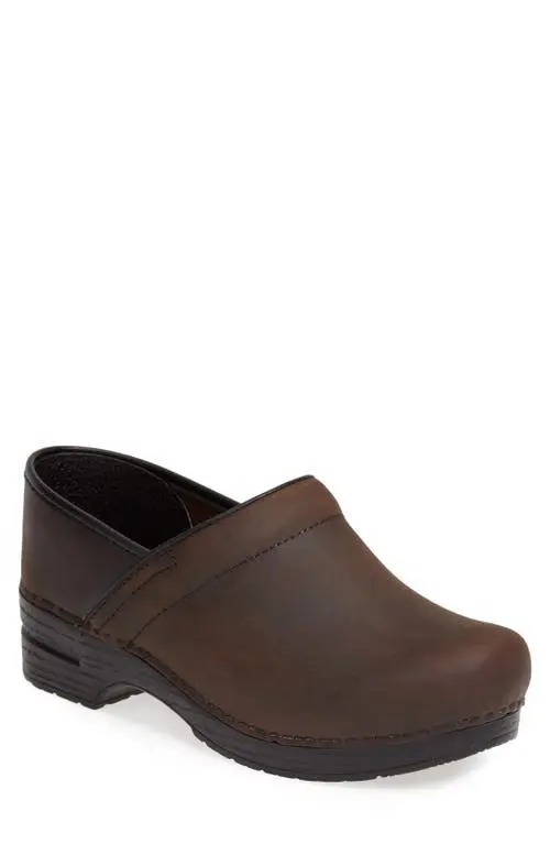Dansko Pro Clog - Antique Brown Oiled