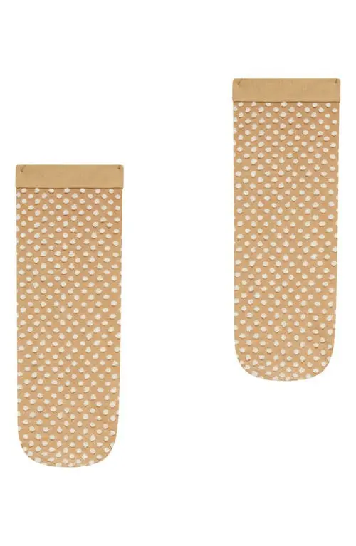 Wolford Satin Touch Dots Ankle Socks