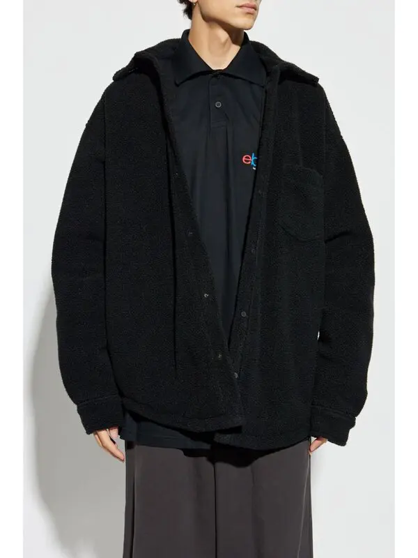 Balenciaga Brushed-finish Fleece Shirt
