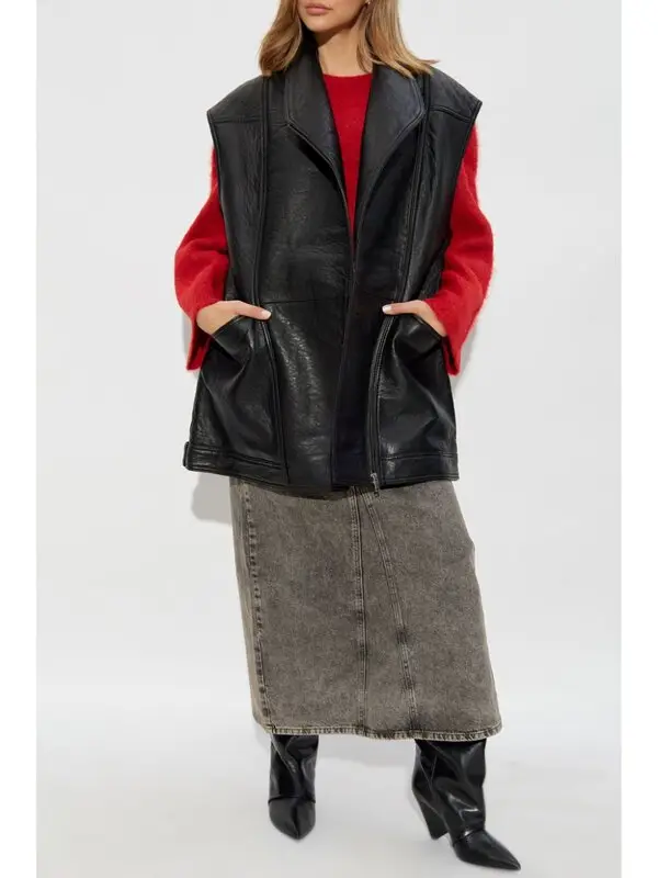 GESTUZ Gellygz Leather Vest