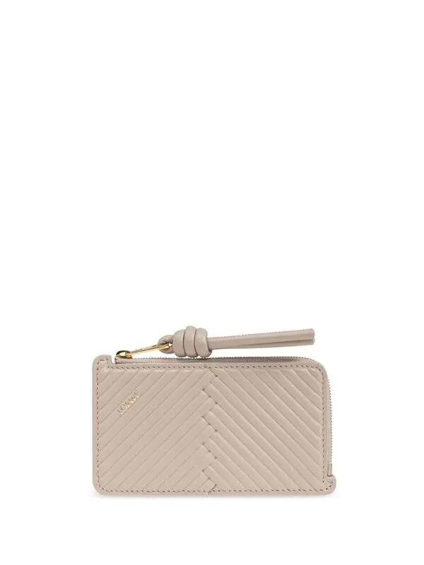 Loewe Leather Wallet - Neutrals