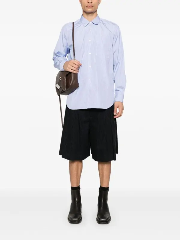 Comme Des Garçons Striped Shirt - Blue