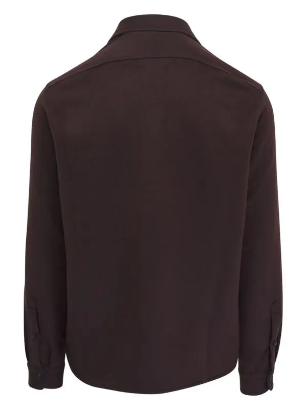 Isaia Long Sleeve Shirt Jacket