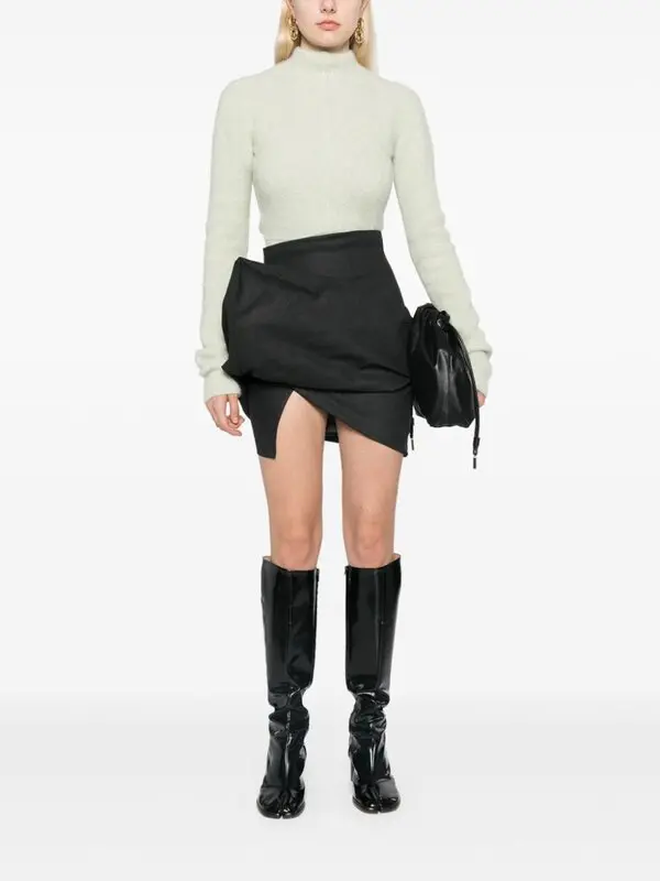 Rick Owens Draped Mini Skirt