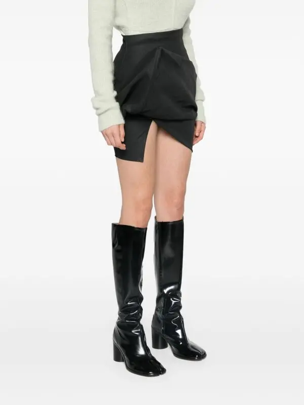 Rick Owens Draped Mini Skirt
