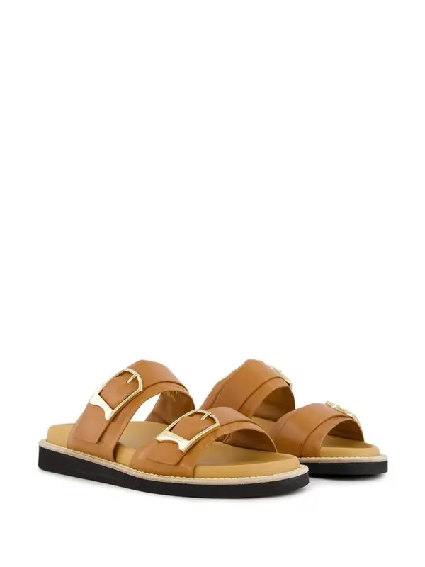 Santoni Double-buckle Sandals