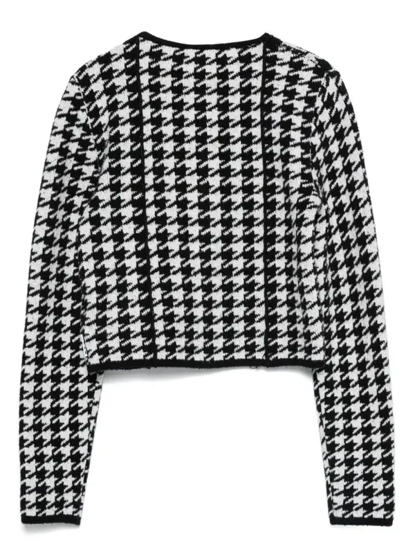 Hugo Houndstooth-pattern Cardigan