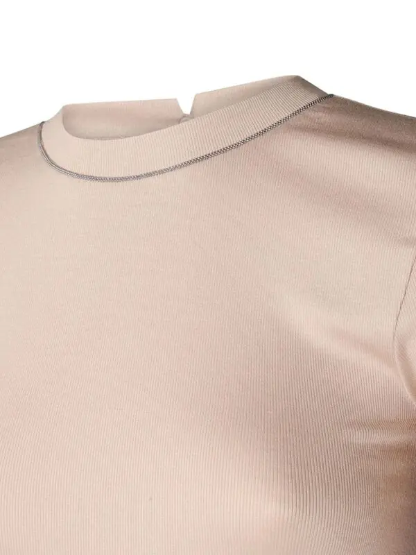 Brunello Cucinelli Monili-embellished T-shirt