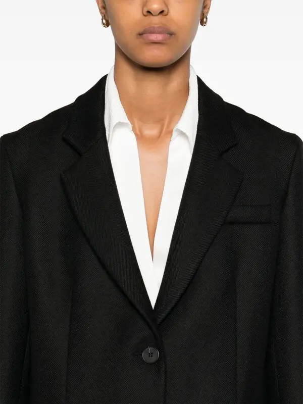 BLANCA VITA Herringbone-pattern Coat