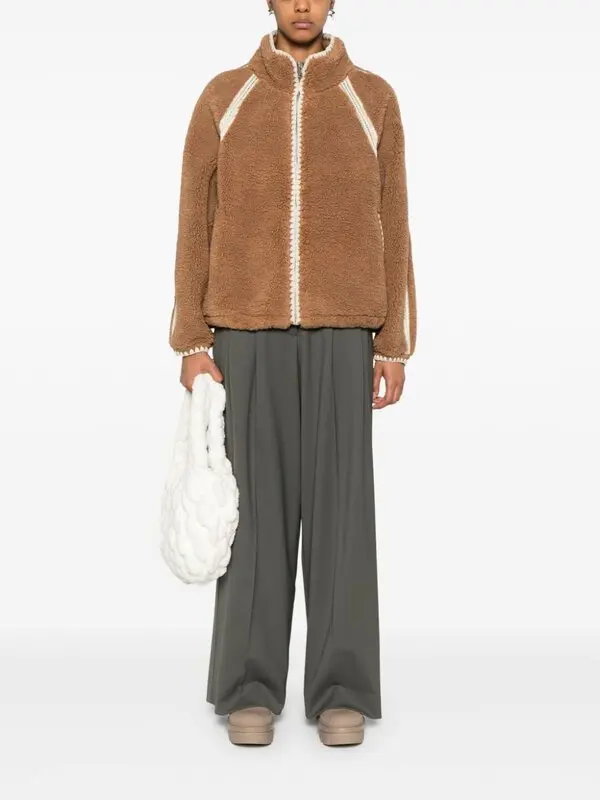 UGG Nikia Fleece Jacket - Brown