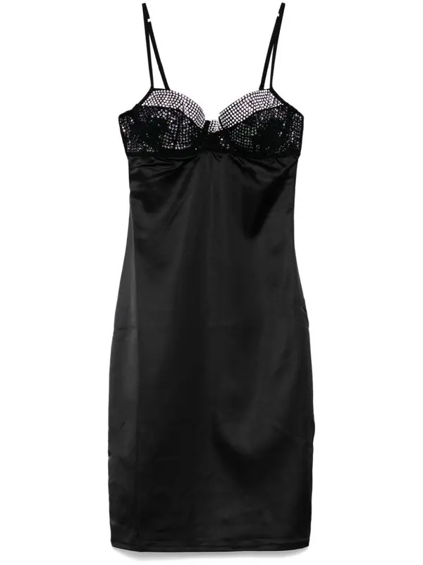 Oseree Crystal-embellished Tube Dress