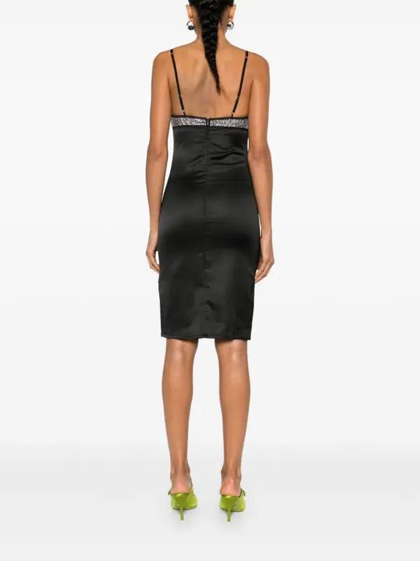 Oseree Crystal-embellished Tube Dress