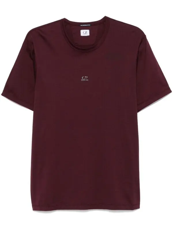 C.P. COMPANY Logo-print T-shirt - Purple