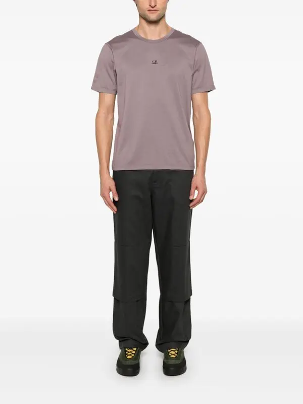 C.P. COMPANY Logo-print T-shirt - Purple