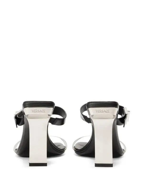 Versace Leather High Heel Sandals