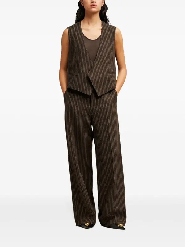 AMI Paris Pinstriped Wool Vest