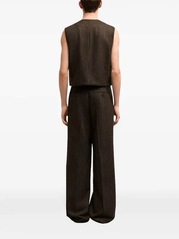AMI Paris Pinstriped Wool Vest