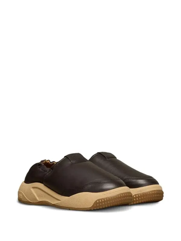 AMI Paris Slip-on Leather Sneakers
