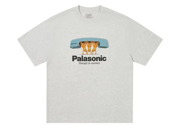 PALACE Bell T-shirt - Grey Marl