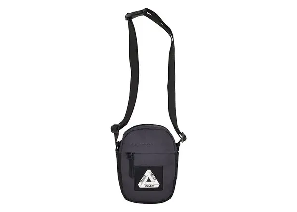 PALACE Cordura Duck Canvas Shot Bag - Carbon/black