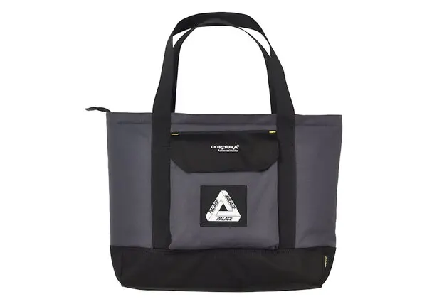 PALACE Cordura Duck Canvas Shoulder Bag - Carbon/black