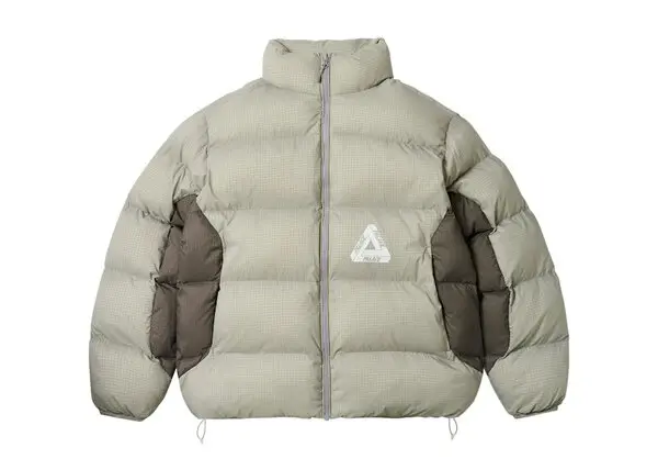 PALACE Ripstop Puffer - Concrete Grey