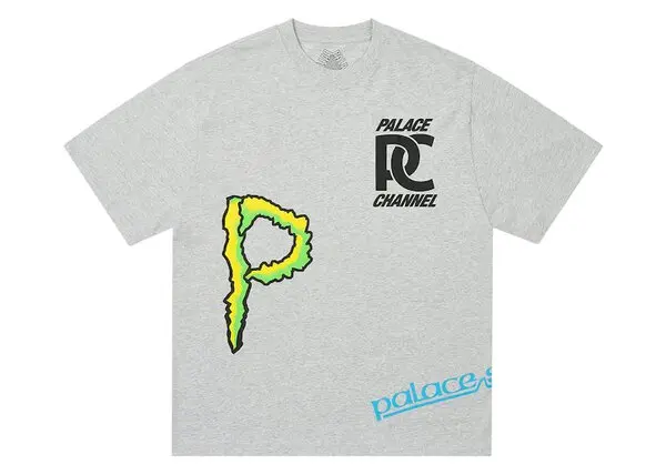 PALACE Sponsor T-shirt - Grey Marl