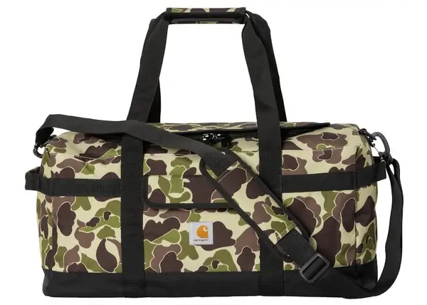 Carhartt Wip Jack Duffle Bag - Green Camo Duck
