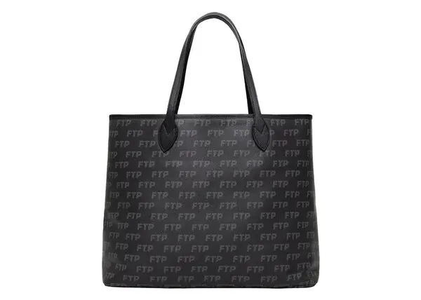 FTP Logo Repeat Tote - Black