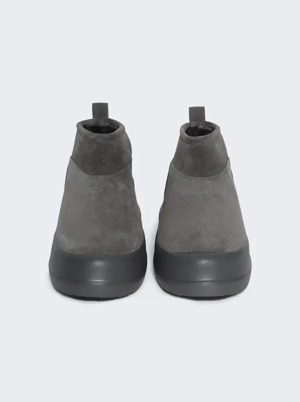 Moon Boot Luna Low Suede Boots - Grey