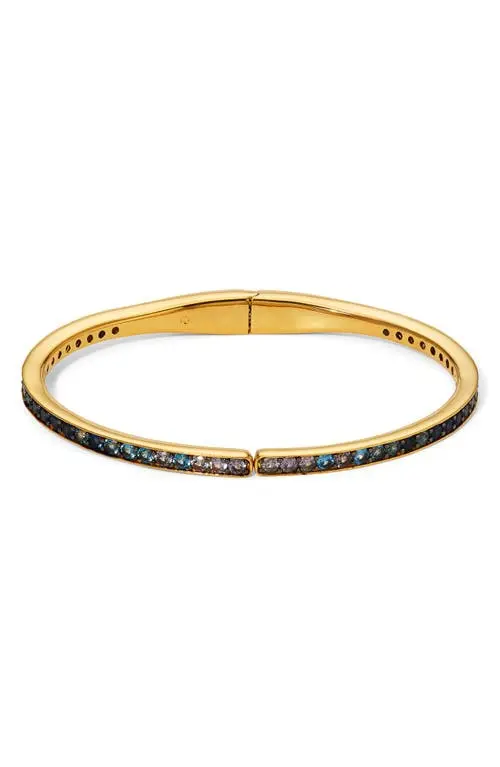 Nadri Crystal Bangle - Gold