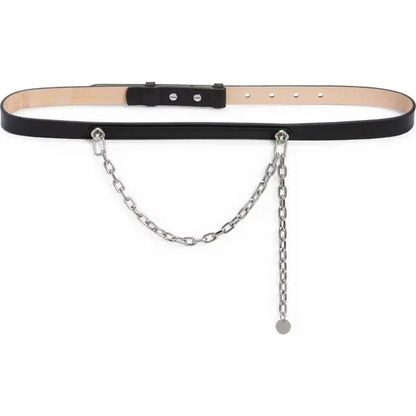 Rag & Bone Mari Chain Black Leather Belt Amazon.com: Leather Belt for Baby by Spire : Clothing, Shoes  main image 4