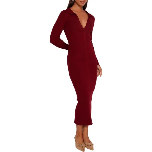 PETAL & PUP Collins Long Sleeve Sweater Dress