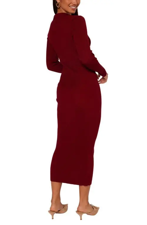 PETAL & PUP Collins Long Sleeve Sweater Dress